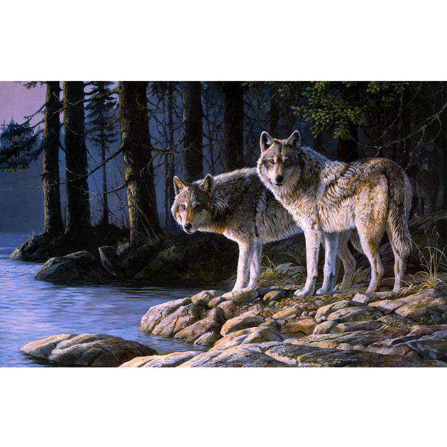 Ingooood Jigsaw Puzzle 1000 Pieces- Timberwolves - Entertainment Toys