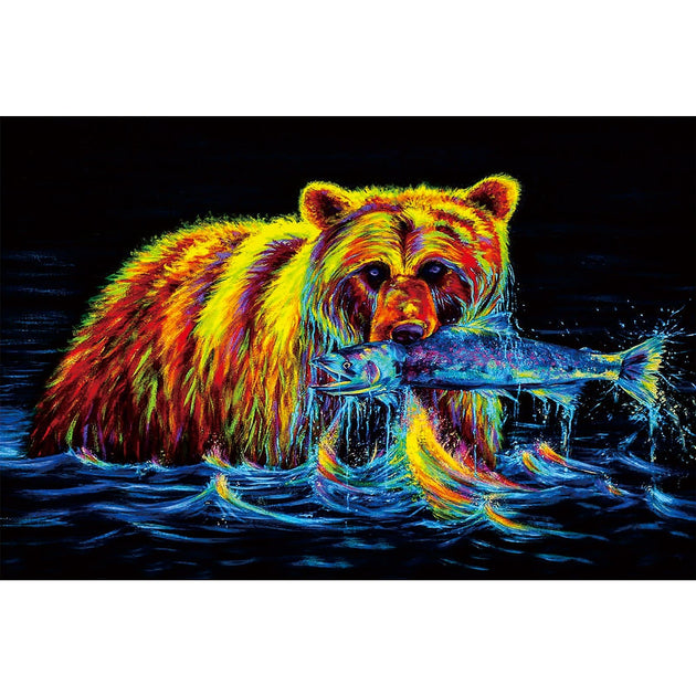 Ingooood Wooden Jigsaw Puzzle 1000 Pieces for Adult-Hunting