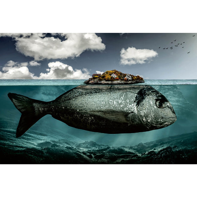 Ingooood Wooden Jigsaw Puzzle 1000 Piece - Fish Island