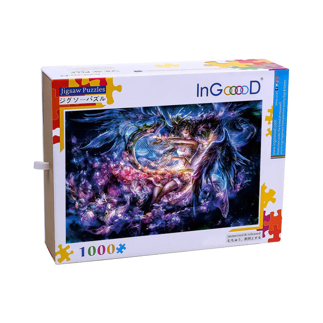 Ingooood Wooden Jigsaw Puzzle 1000 Pieces for Adult-Battle of Poseidon