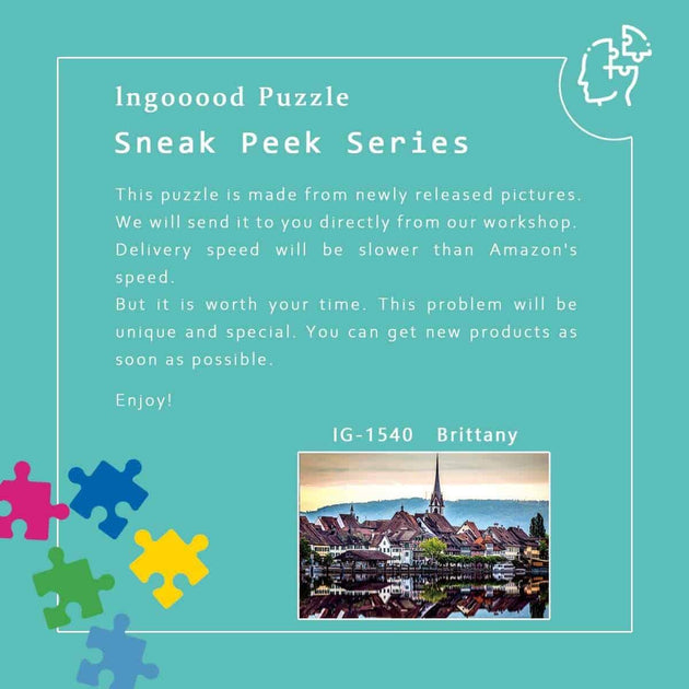 Ingooood-Jigsaw Puzzle 1000 Pieces-Sneak Peek Series-Brittany_IG-1540